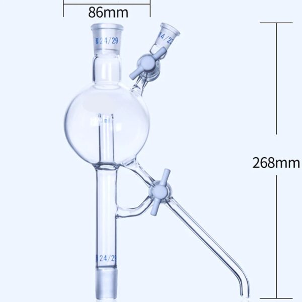 Solvent distillation bottle borosilicate lab glassware